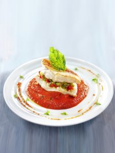 Rouget grondin rôti, ratatouille en brunoise - Kiss My Chef