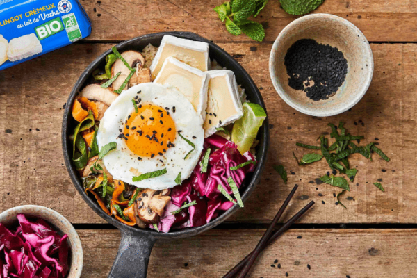 Riz sauté aux haricots rouges, brocolis et épinards - Kiss My Chef