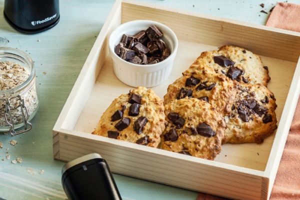 Biscuits banane chocolat, le très bon goûter - Kiss My Chef