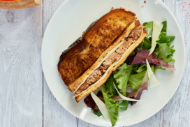 Croque à l’Ossau-Iraty et échine de cochon - Kiss My Chef