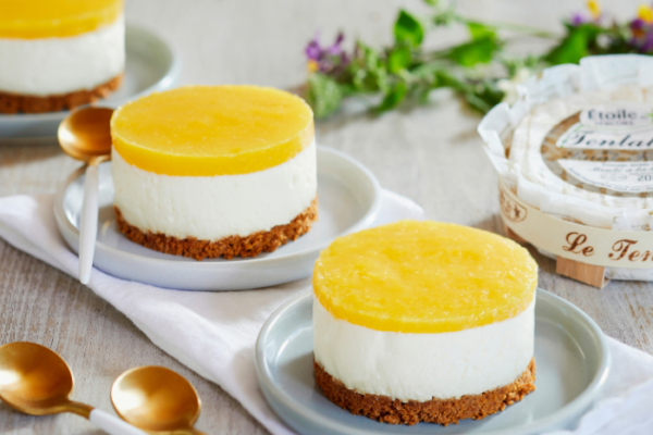 Cheesecake mangue et Tentation de Saint-Félicien - Kiss My Chef
