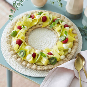 Tarte couronne aux fruits, le délice facile - Kiss My Chef