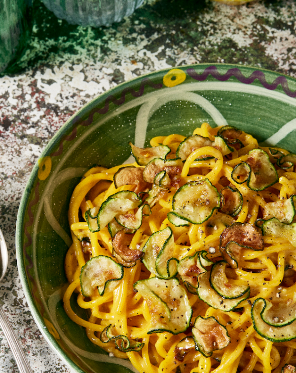 Big carbonara veggie, la recette de Big Mamma - Kiss My Chef