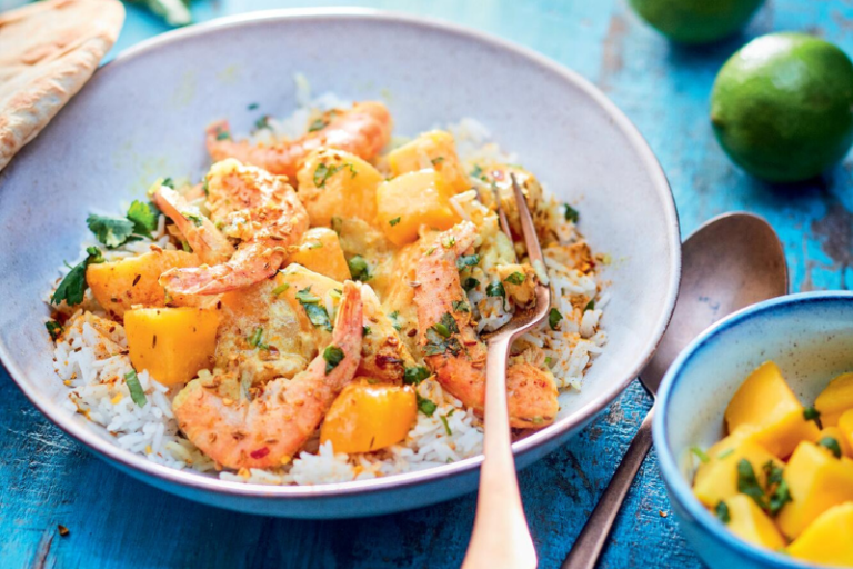 Curry de crevettes et mangue, délicieusement facile - Kiss My Chef