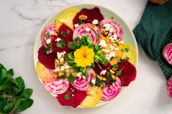 Carpaccio de betteraves, l'entrée fraîche et facile - Kiss My Chef