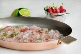 Ceviche de dorade aux échalotes et radis - Kiss My Chef