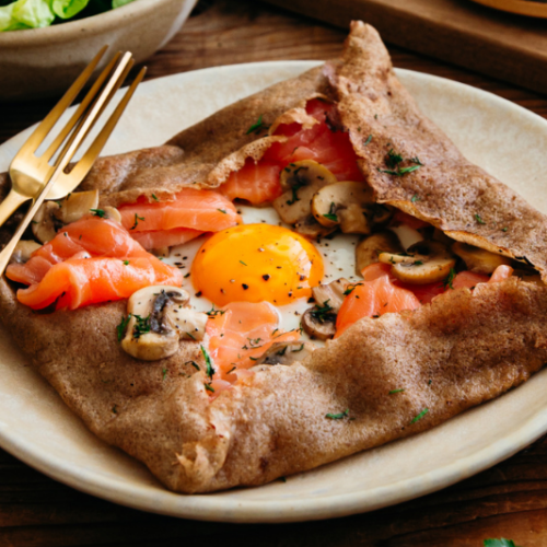 Crêpes bretonnes au saumon Salma smoked - Kiss My Chef