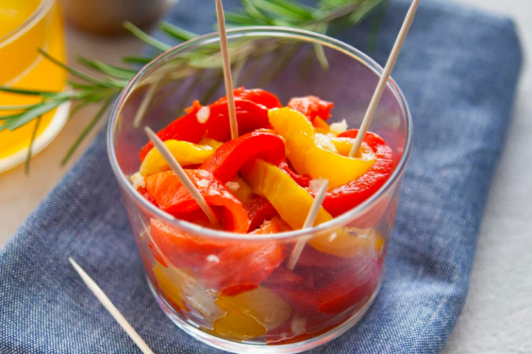 Poivrons marinés version light - Kiss My Chef